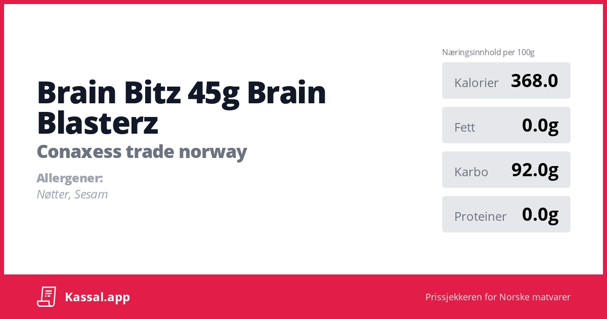 Brain Bitz 45g Brain Blasterz - Kassalapp®
